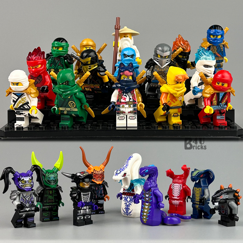 50pcs Ninjago Minifigures Toy Sets, Ninja Characters Building Blocks ...