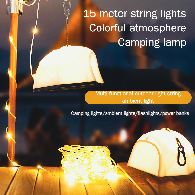 Multi functional outdoor 15m string ambient light TYPE-C charging ...