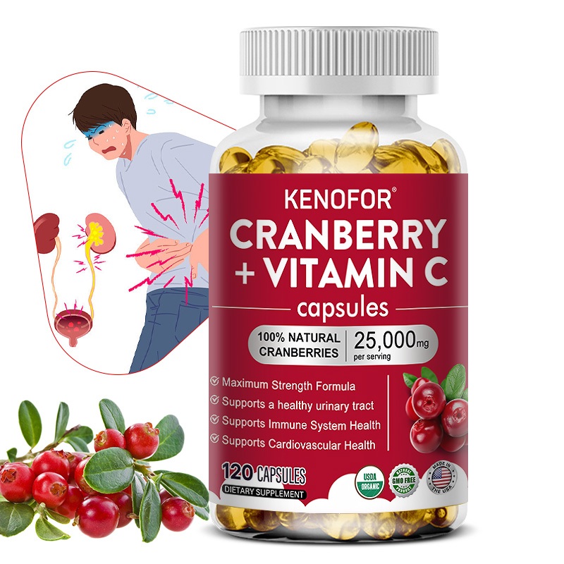 Kenofor - Cranberry + Vitamin C Food Supplement with Vitamin C, E ...