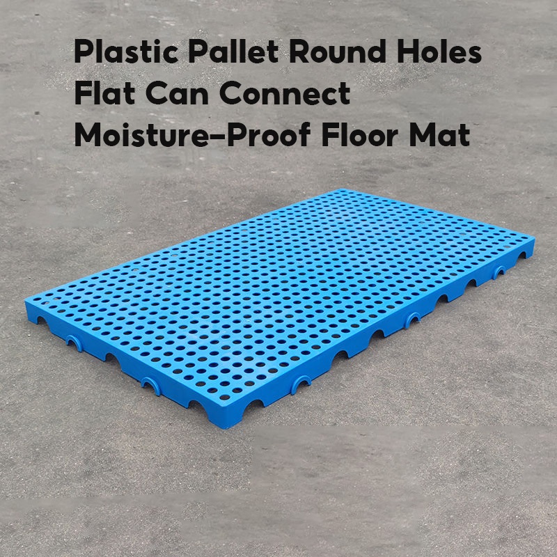 Small moisture-proof boards supermarket floor mats Round hole warehouse ...