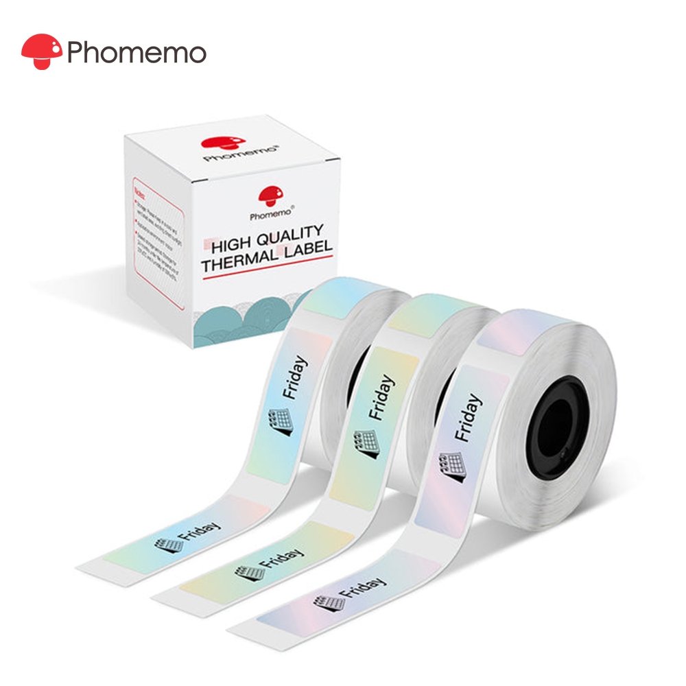 Phomemo 12X40mm Thermal Label Sticker For D30/Q30/Q31 Printer(3 Rolls ...
