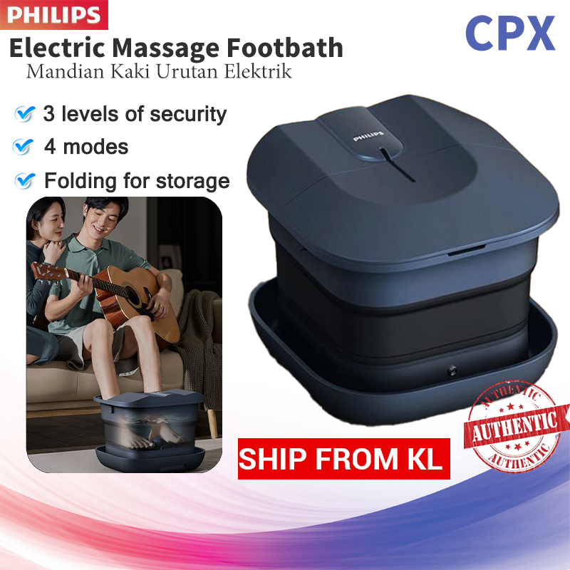 Philips Foldable Foot Bathtub PPM5103F Foot Massager Foot Spa Foot Bath ...