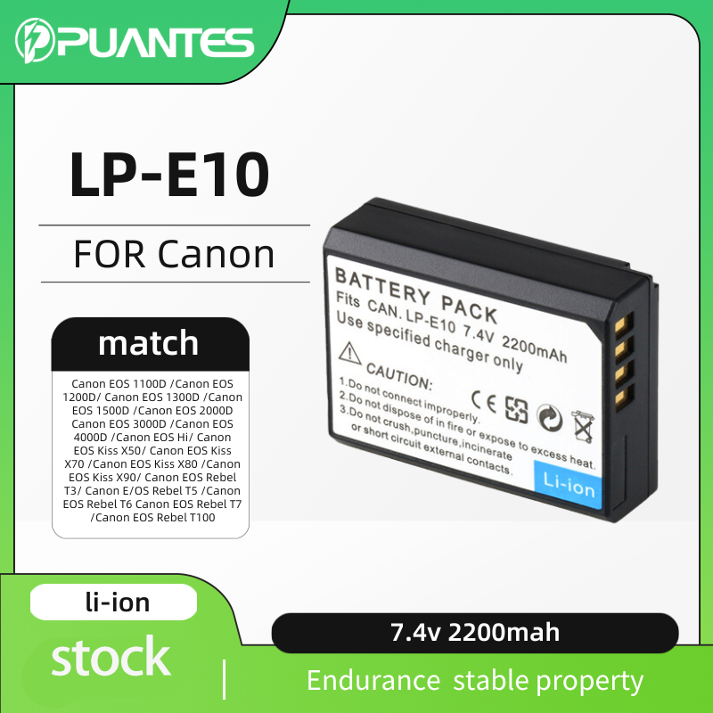 Puantes LP-E10 EOS 1200D 1300D 1100D 1500D 2000D 3000D 4000D canon ...