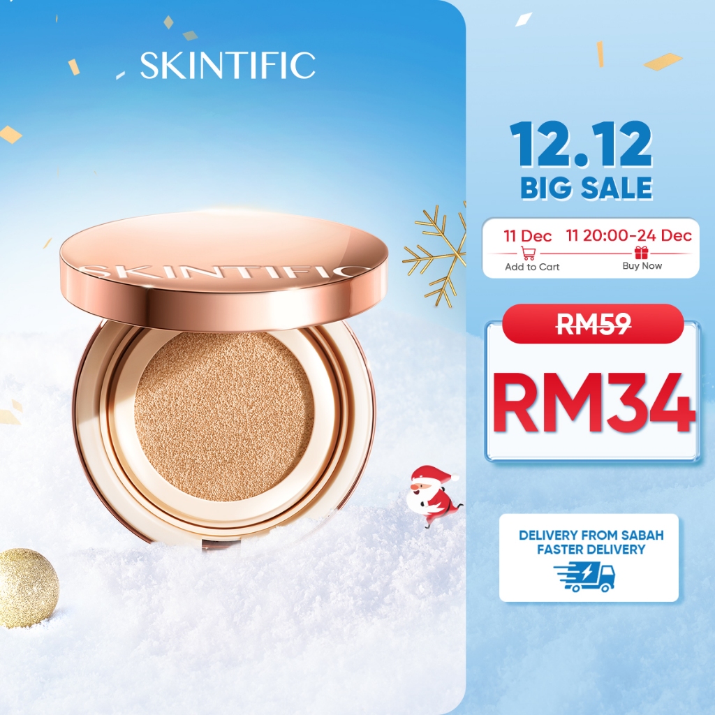 【Ship from Sabah】SKINTIFIC OFFICIAL Cover All Perfect Air Cushion ...