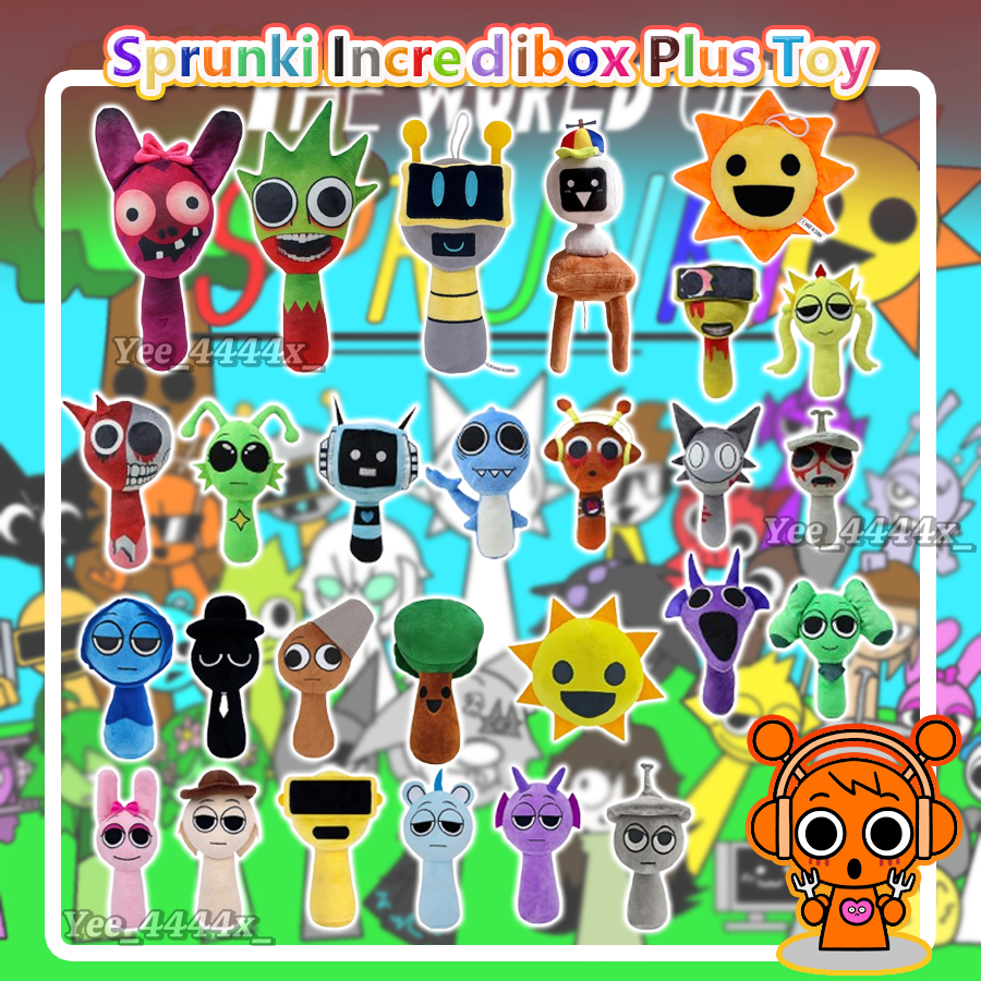 Sprunki Plushies Sprunki Incredibox Plush Toy Popular Music Game ...