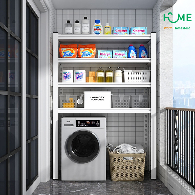 Machine Thickened Washing Adjustable Rack Washing Machine Cabinet ...