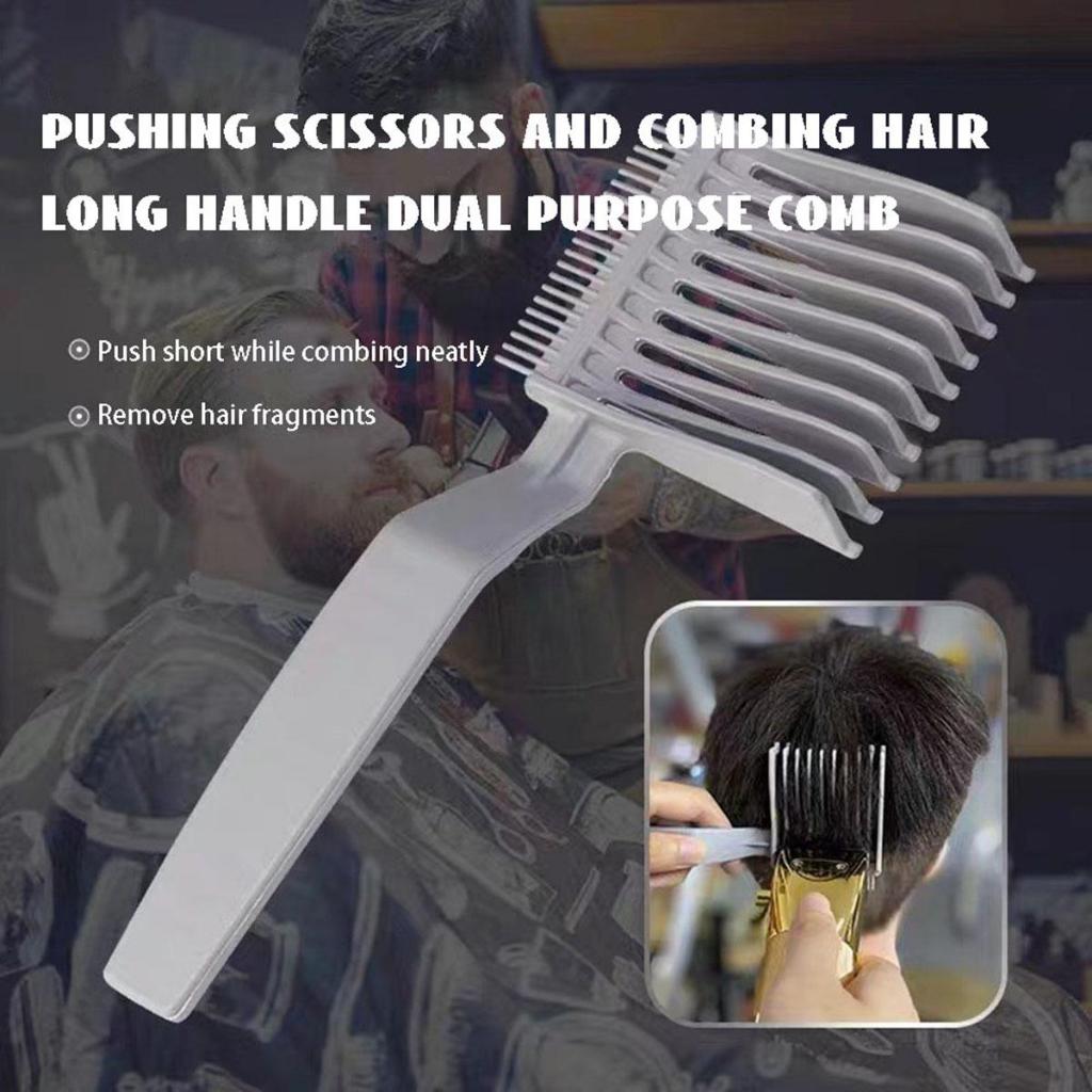 Hair Cutting Positioning Comb Ergonomic Men Styling Tool Barber Fade Combs New Plastic ...