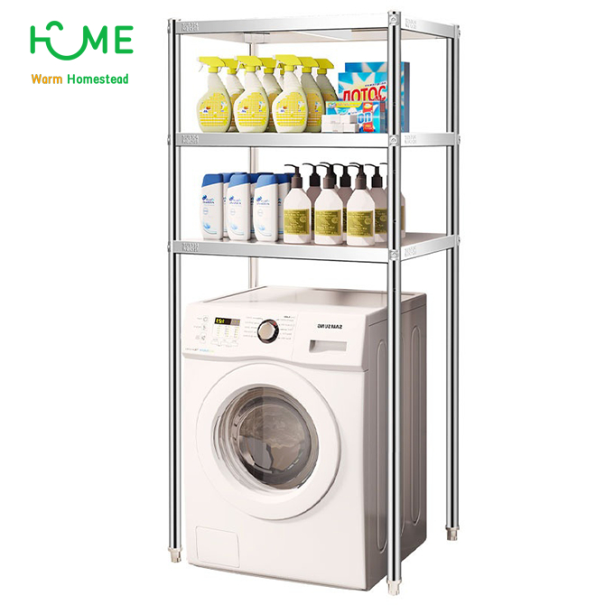 Thickened Machine Adjustable Washing Rack Washing Machine Cabinet ...