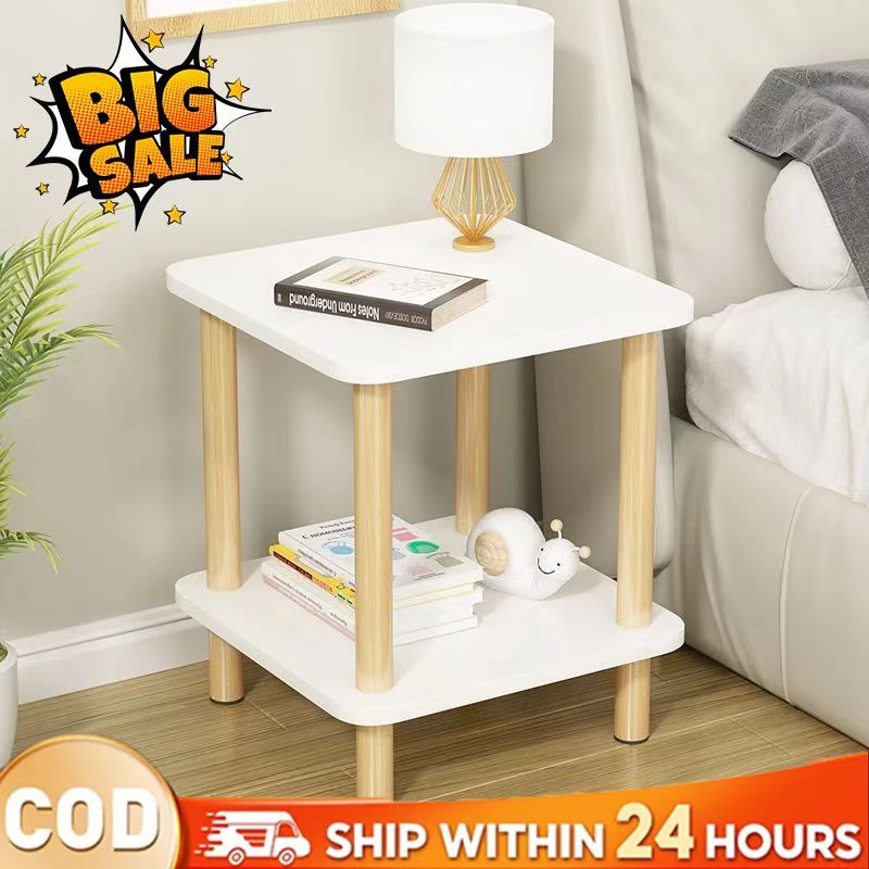 KL Ready Stok Double minimalist side table small tea table, living room ...