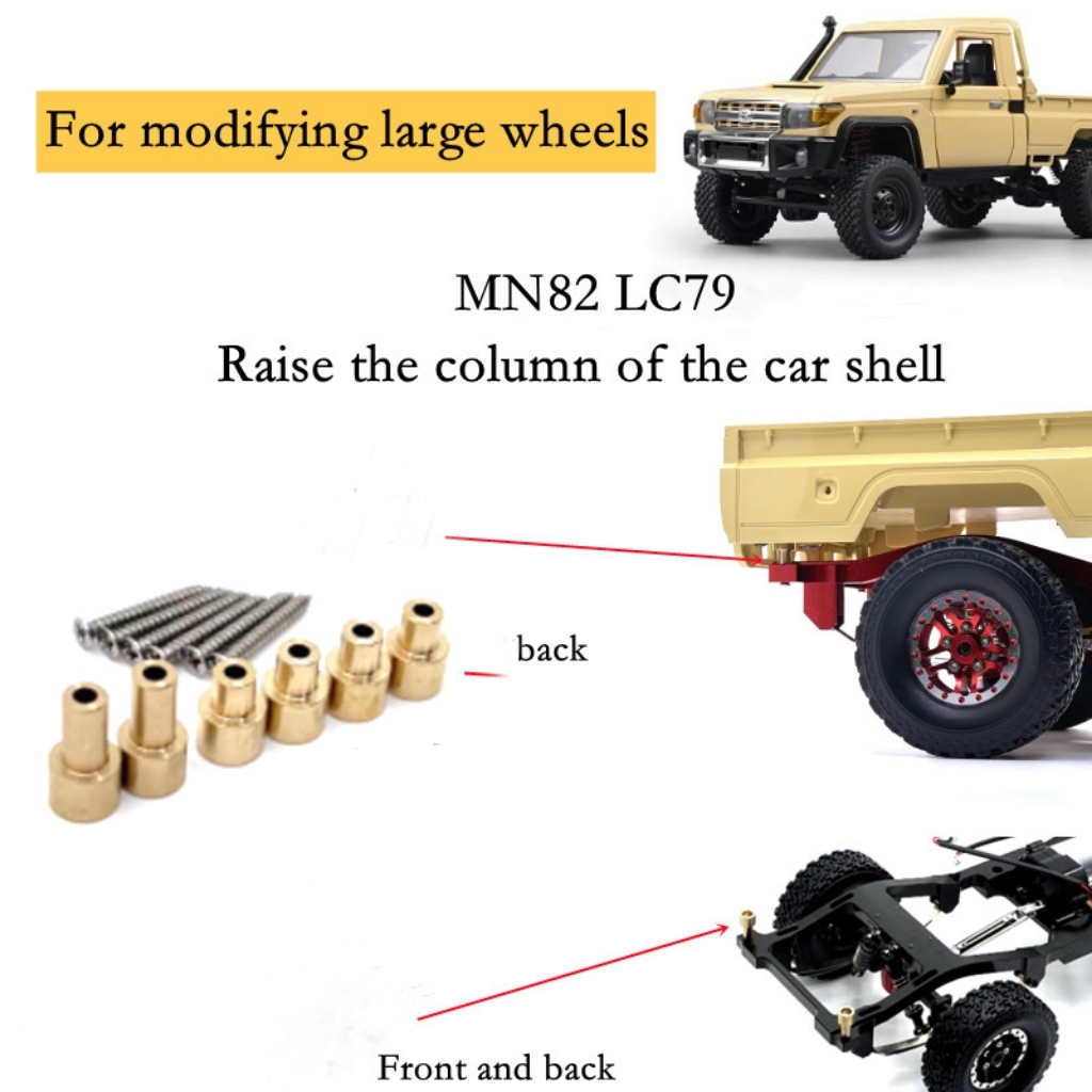 KOShobby Car Shell Raise the Column for MN82 LC79 Modified Big Wheel ...