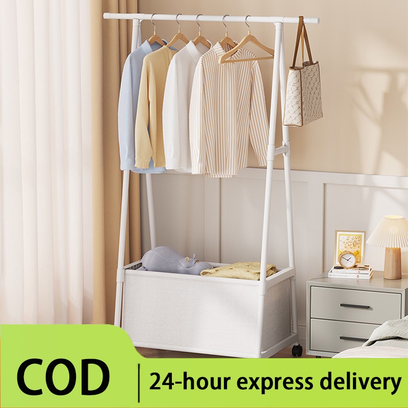 Triangle Coat Rack Bedroom Multi-function Clothes Hanger floor bedroom ...