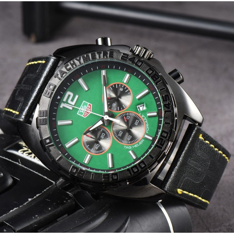 Tag Heuer New Product Quartz Movement Genuine Leather Strap Fashion ...