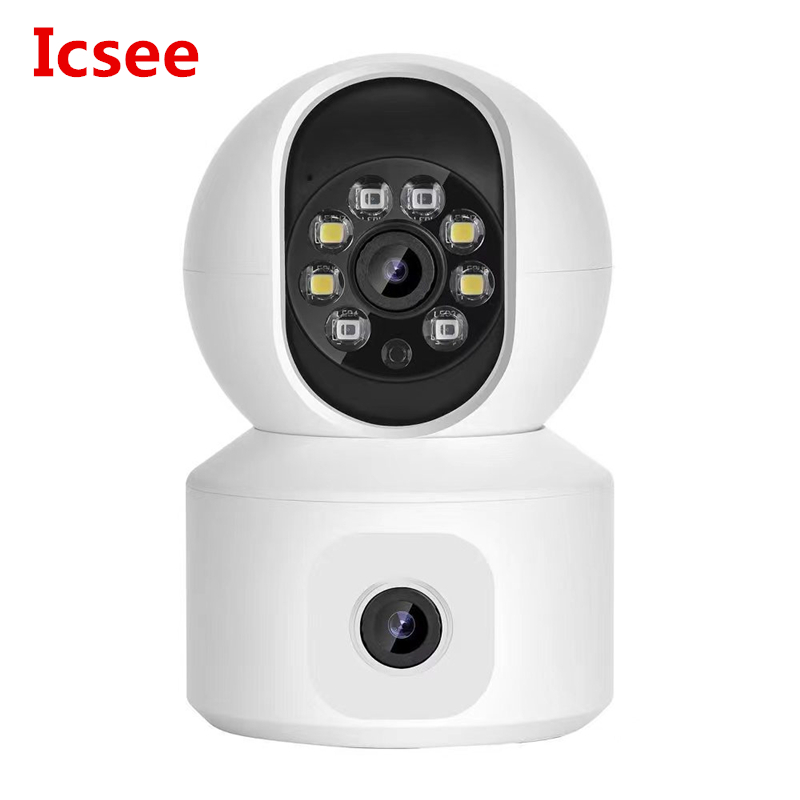 iCSee 4MP WiFi Camera with Dual Screens Two-Way Audio Baby Monitor ...