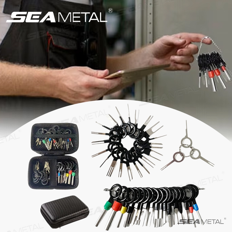 SEAMETAL 41/59 pcs Car Terminal Removal Kit Box Wire Plug Connector ...