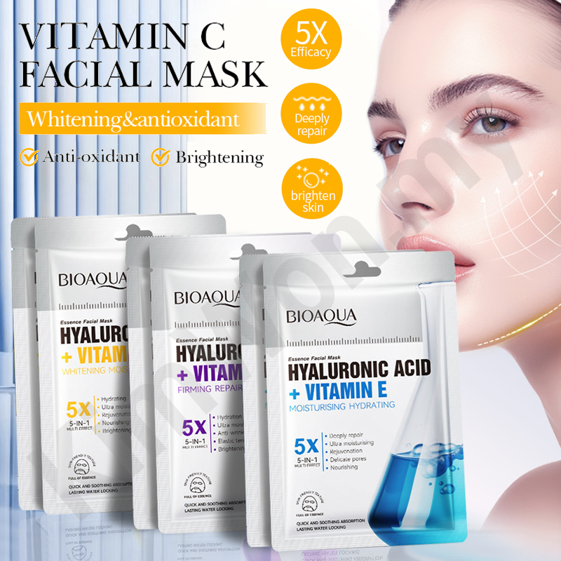 BIOAOUA Vitamin Mask Authentic Moisturizing Mask Whitening Brighten ...