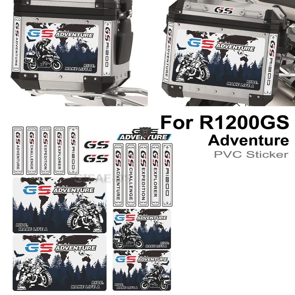 R1200GS Motorcycle Tail Top Side Box Luggage Cases Trunk Stickers ...