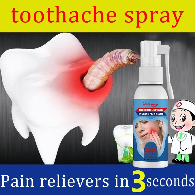 Spray saraf gigi ubat kit gigi 30ml Oral ulcer Oral swelling Pain ...