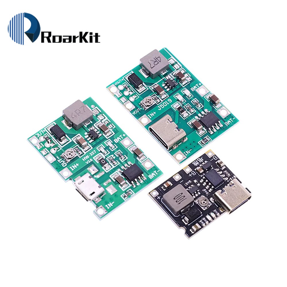 NEW Lithium Li-ion 18650 3.7V 4.2V Battery Charger Board DC-DC Step Up ...
