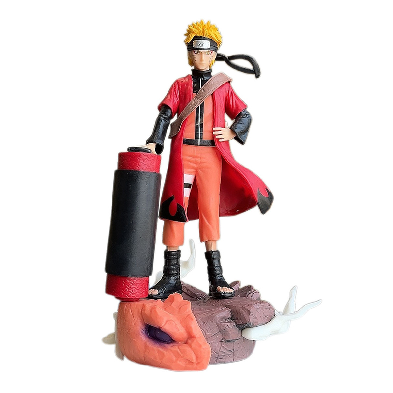 Anime NARUTO figure sennin moodo Naruto 26cm standing posture pvc model ...
