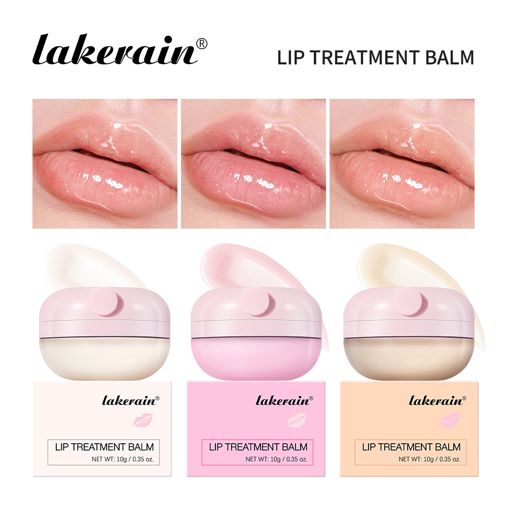 Lakerain Lip Treatment Balm Lip Sleeping Mask Night Sleep Moistened Lip ...