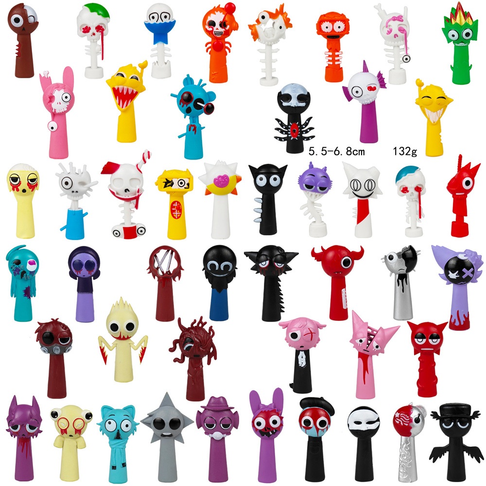 Sprunki Incredi Action Figure Incredi Cake Topper Decorations Christmas ...