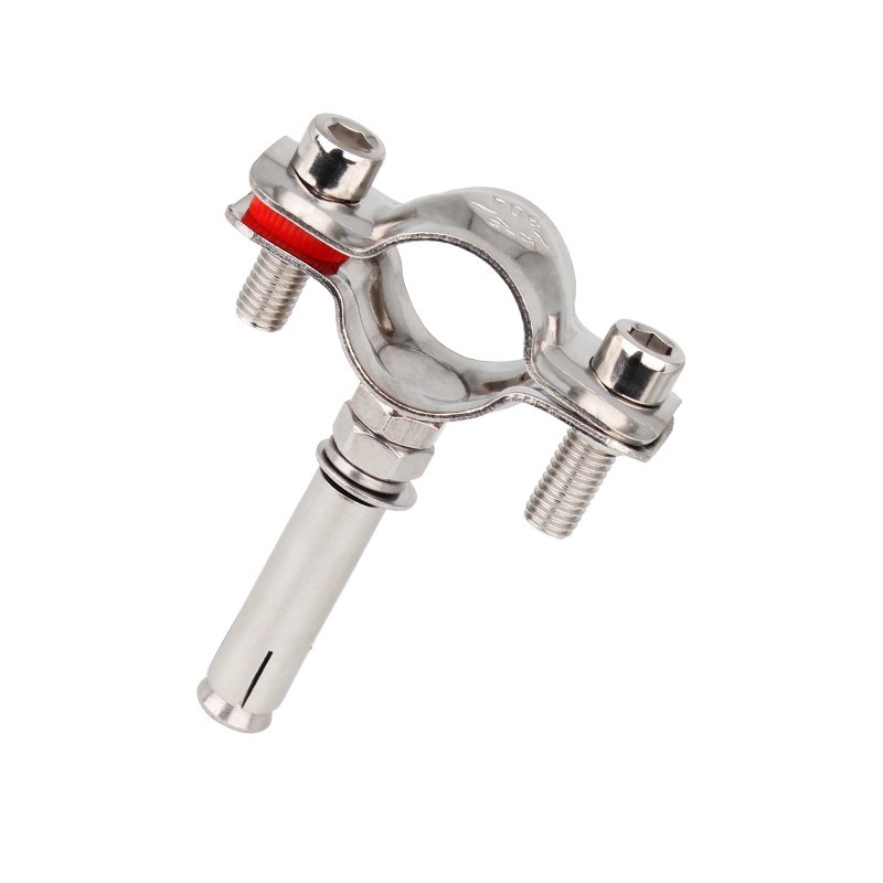 304 Stainless Steel Fixed Buckle Pipe Bracket Expansion Screw Pipe ...