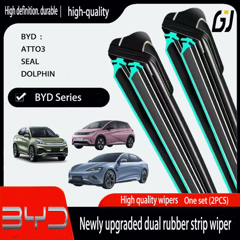 BYD SEAL ATTO 3 DOLPHIN Wiper New Upgrades Car Double Rubber Strip ...