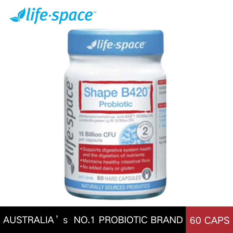[Original] Life Space Shape B420 Probiotics (60 Capsules) For Slimming ...
