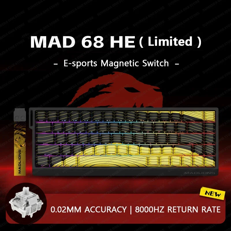 MADLIONS MAD60/MAD68HE Magnetic Switch Mechanical Keyboard, Gaming ...