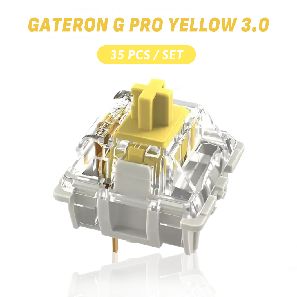 GATERON G Pro 3.0 Yellow Switch (35PCS/SET) | Shopee Malaysia