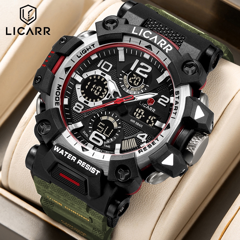 LICARR Brand Watches Original Cool Fashion Trend Waterproof Sports Men ...