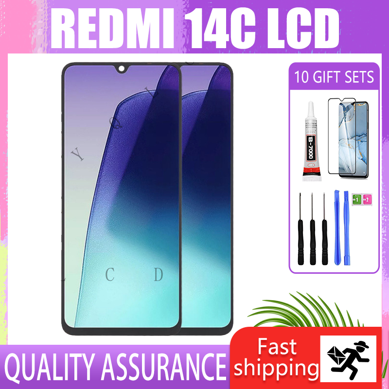Original Redmi 14C LCD Display Touch Screen With Frame Replacement ...