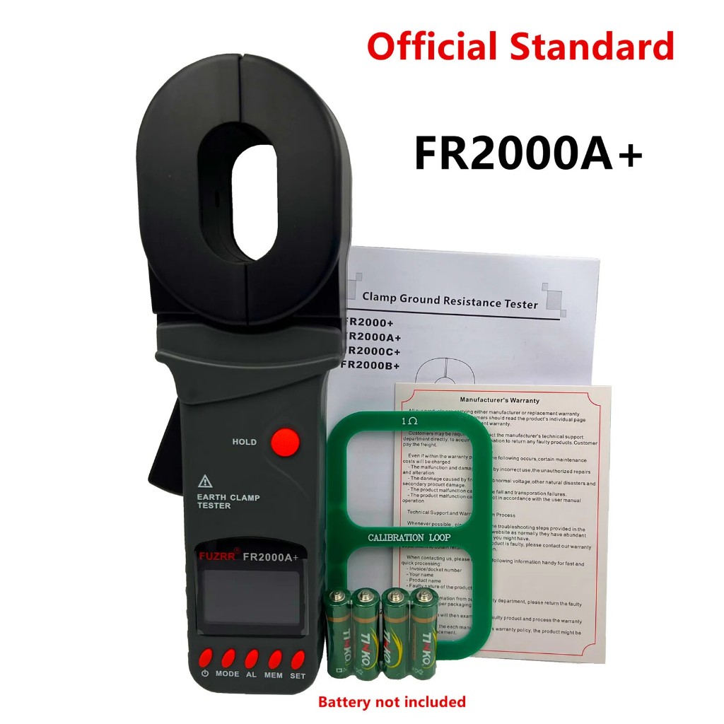 FR2000A+ FR2000+ Series Digital Clamp On Ground Earth Resistance Tester ...