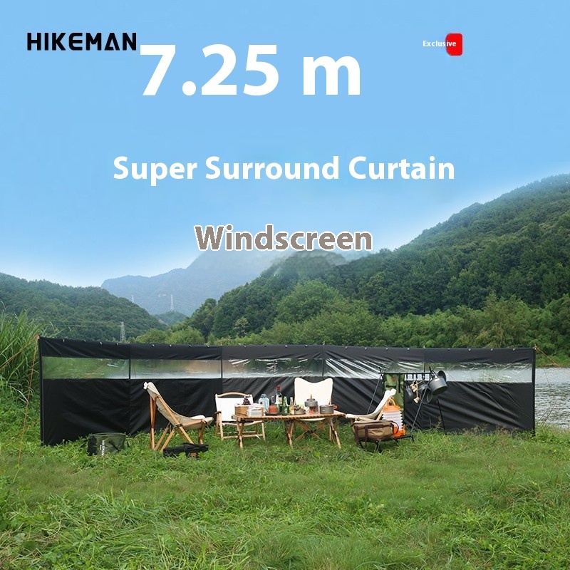 Outdoor array curtain camping windbreak screen enclosure portable ...
