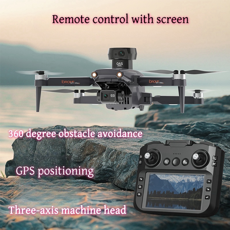 M105 Drone with Screen Remote Control 3-Axis PTZ with 4K Camera 3 ...