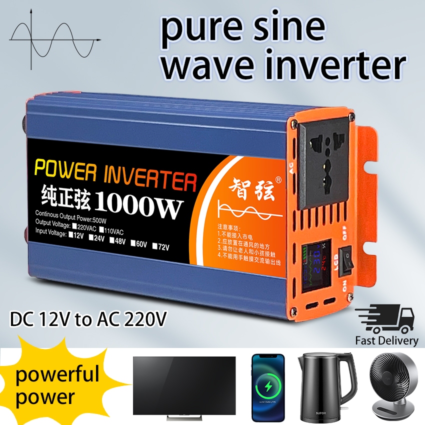 10000w Pure sine wave inverter powerful inverter Supply Inverter 12V DC/220V AC Output Inverter ...