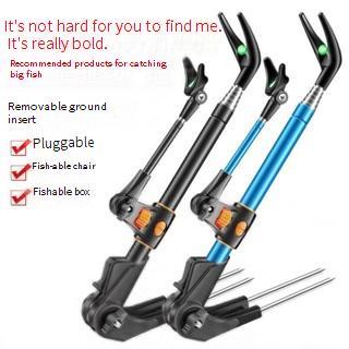 Fish Fishing Bracket Fishing Rod Turret Fishing Box Rack Rod Ground ...