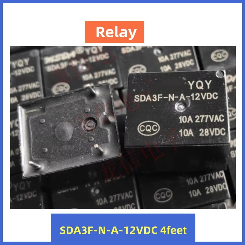 Mini Relay SDA3F-N-A-12VDC 4 Pin 10A Small Relay | Shopee Malaysia