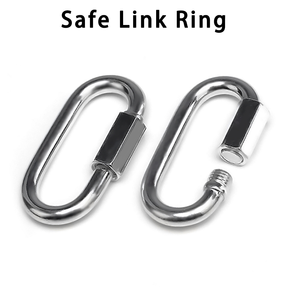 Quick connect screw lock stainless steel 304 climbing gear hook lock ...