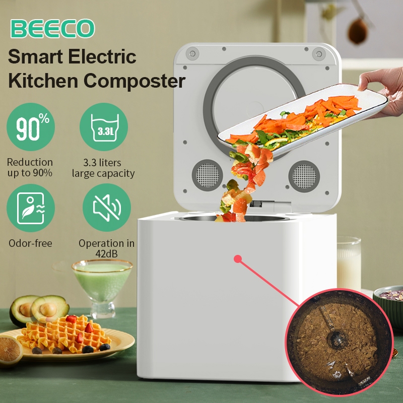 Beeco Electric Countertop Compost Bin Electric food waste composter ...