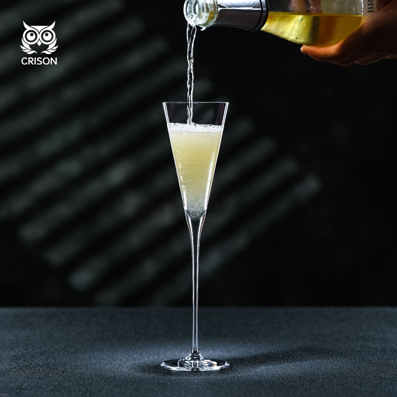 CP8203 CRISON Japanese style crystal Martini cocktail Champagne glass ...