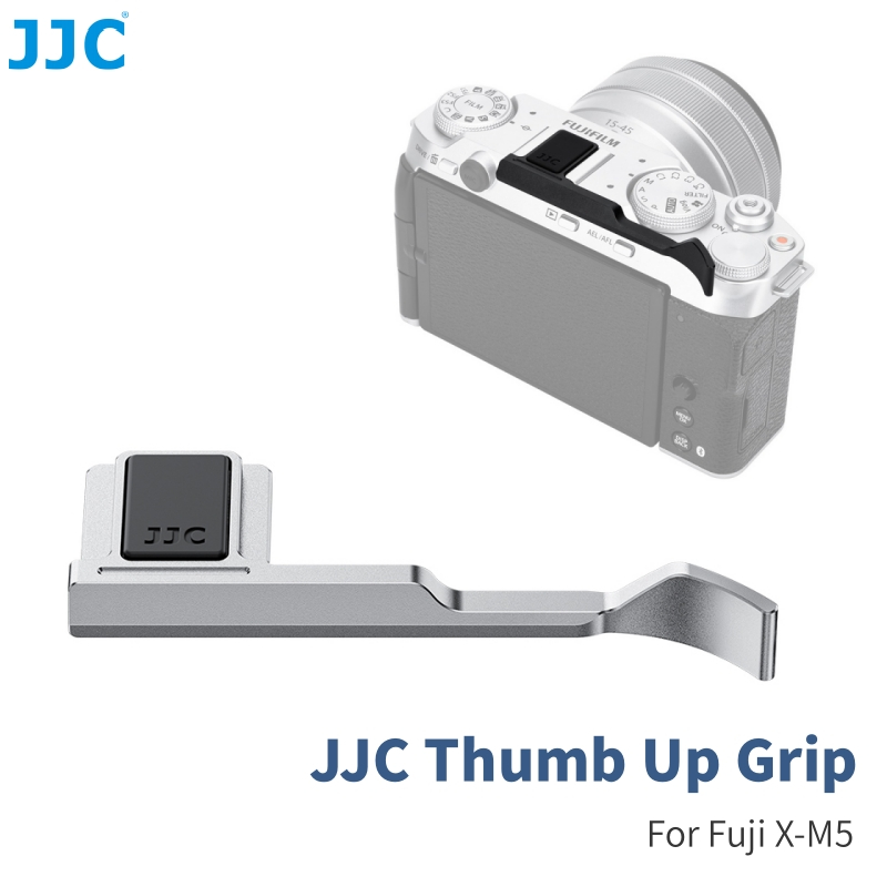 JJC Metal Thumb Up Grip Finger Grip for Fuji Fujifilm X-M5 XM5 Camera Hot Shoe Cap Cover ...