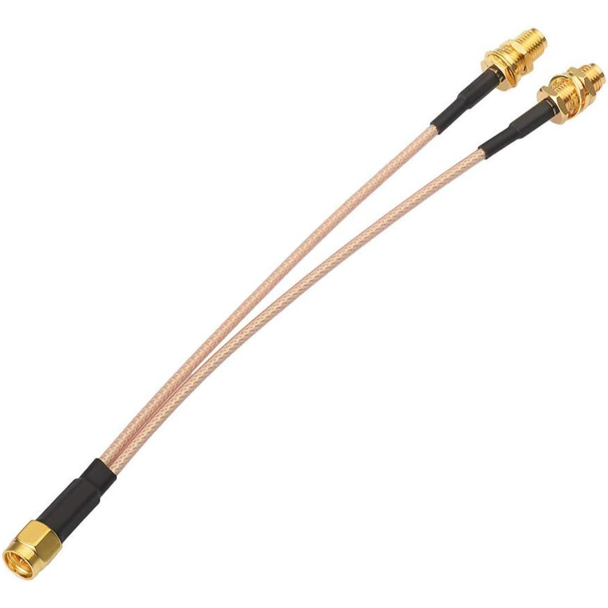 Sma Splitter Cable SMA Male to Dual SMA Female Cable SMA Adapter V-Type ...