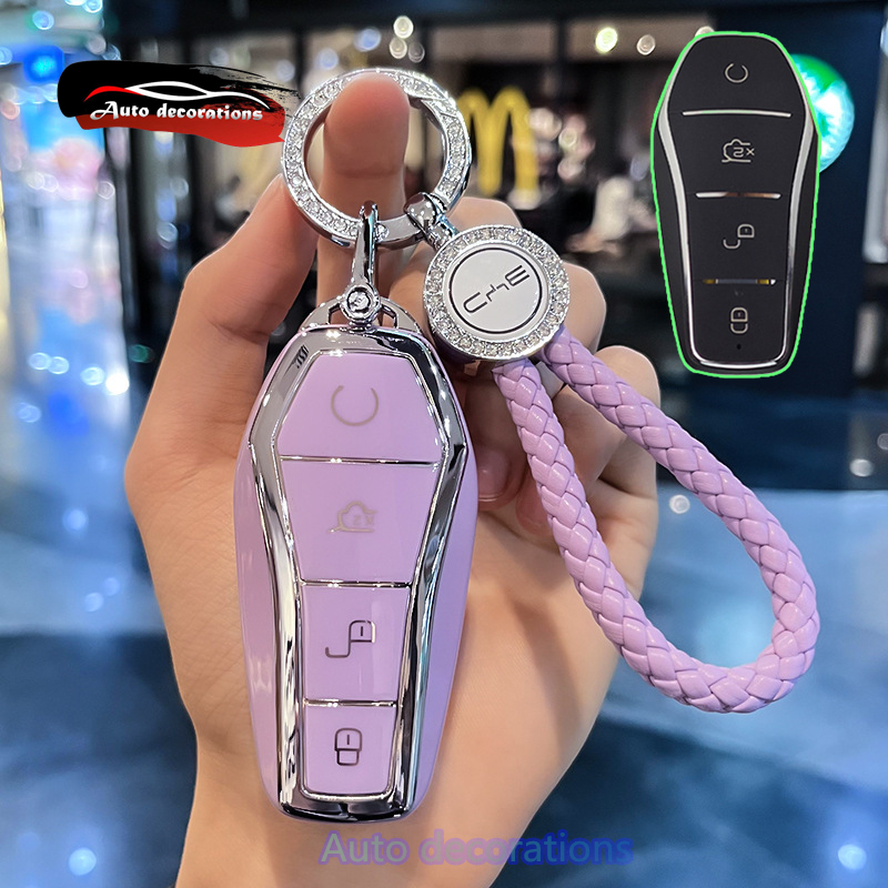 BYD car key case for BYD M6 sealion 6 / 7 dolphin atto3 seal Key cover ...