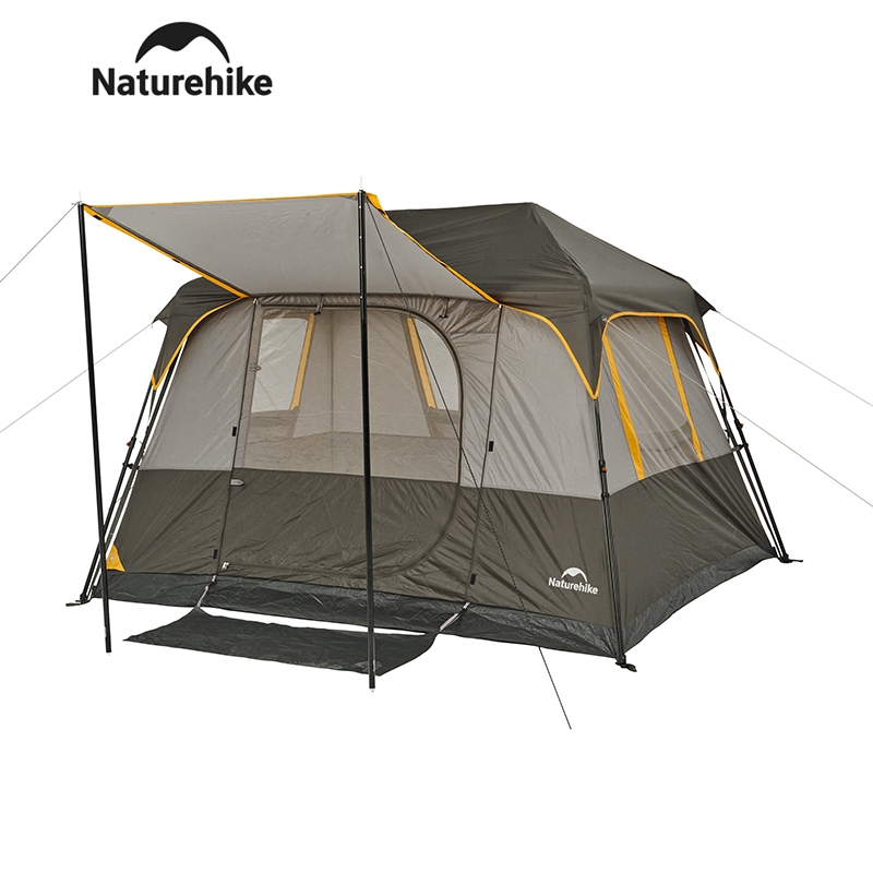 Naturehike Cape 5.2 Tent Camping Cabin Tent 3 4 Person Automatic Tent Family Travel Quick ...