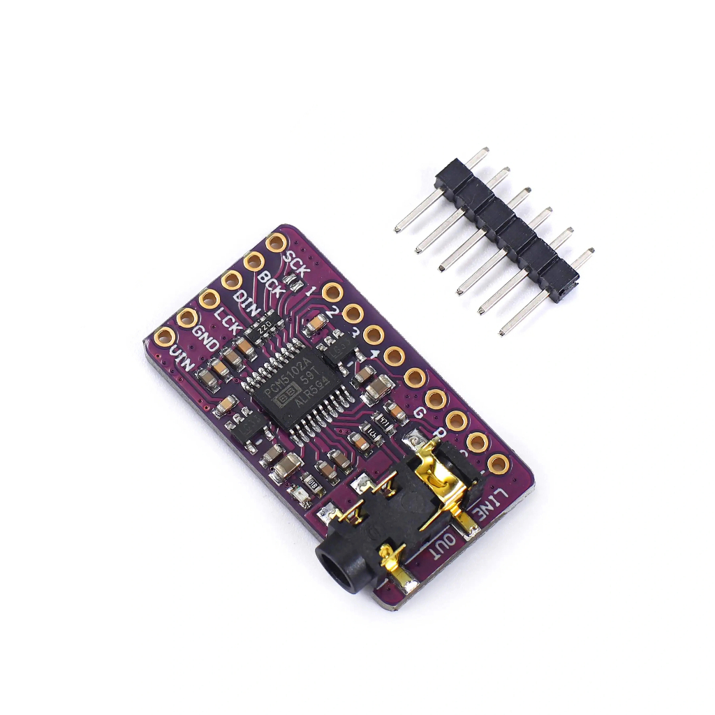 Pcm5102 PCM5102A DAC Player Module pHAT Format Board Digital Audio ...
