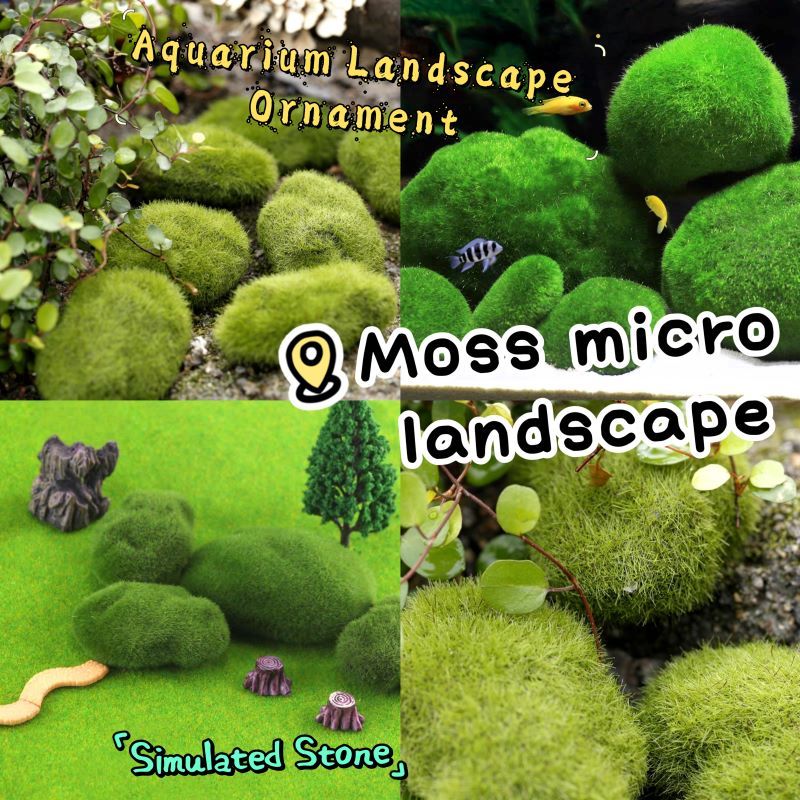 Micro Landscape Simulation Fake Moss Gardening Decoration Moss ...