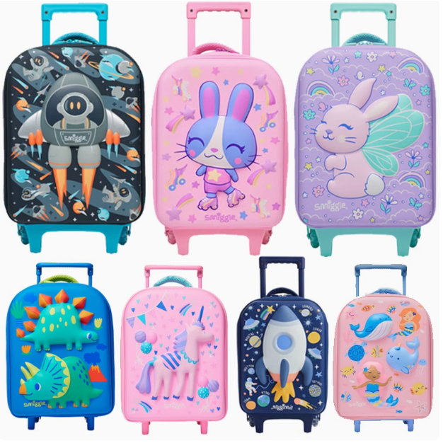 Australia smiggle Trolley Bag Super Cute Children Suitcase Baby Storage ...