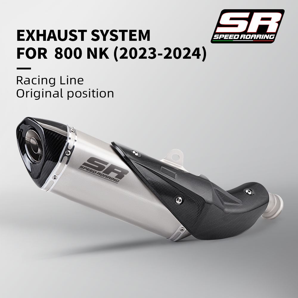 800NK motorcycle exhaust pipe is suitable for the rear section muffler of NK800 high-performance ...
