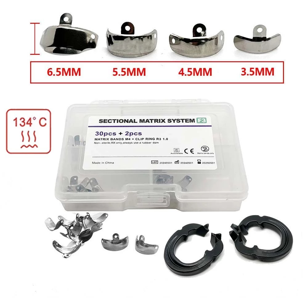 Dental Sectional Matrix System Sectional Contoured Metal Matrices ...